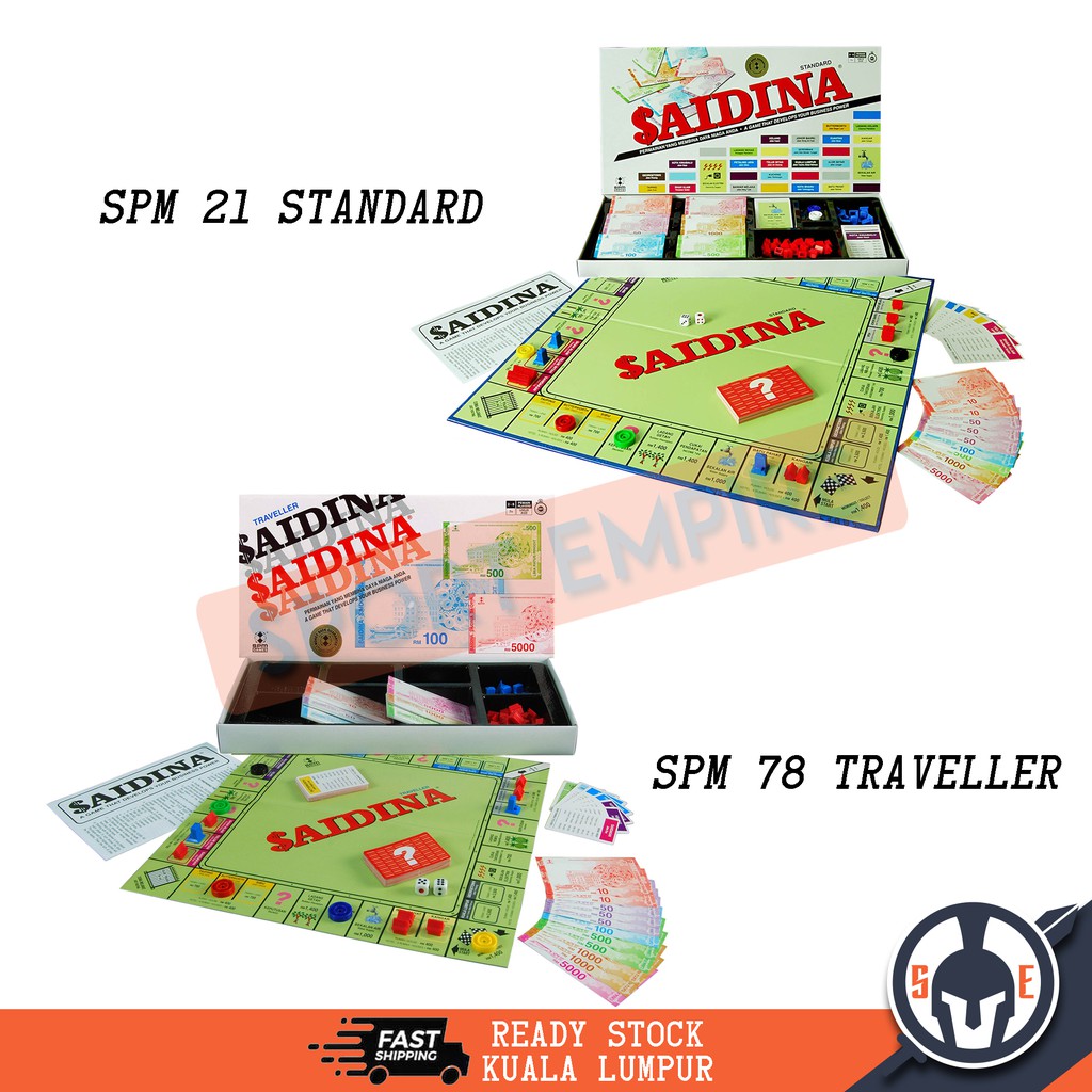 SPM Saidina SPM21 / SPM78 BoardGames Millionaire/Jutaria 100% Authentic ...