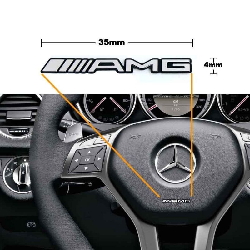 AMG sticker/emblem logo Mercedes Benz W203 w124 w140 w163 w202 w203 ...
