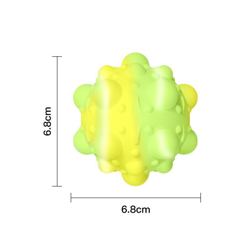 Popit Fidget Toy Virus Ball Push Bubble Sensory Stress Relief Family ...