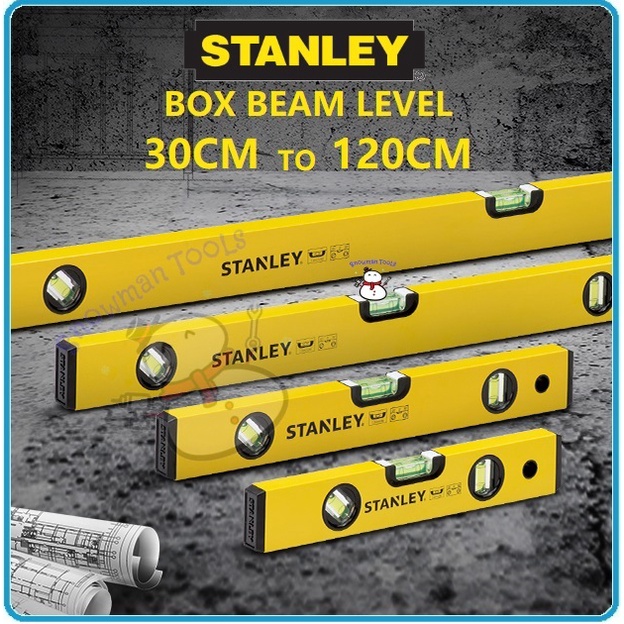 STANLEY BOX BEAM LEVEL WATER LEVEL MEASURE ANGLE MEASURER RULER 45 ...