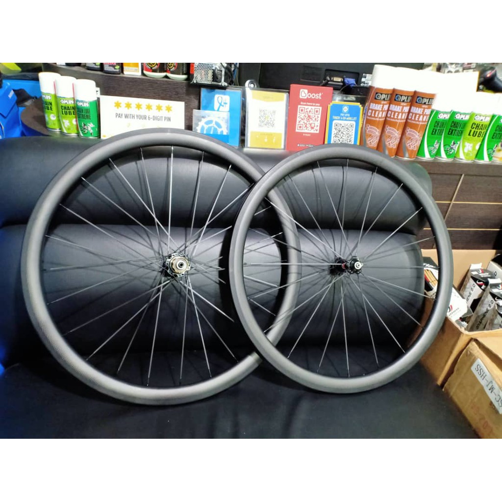 NOVATEC 38MM WHEELSET FULL CARBON 1.6kg ROAD BIKE 9sp 10sp 11sp ...