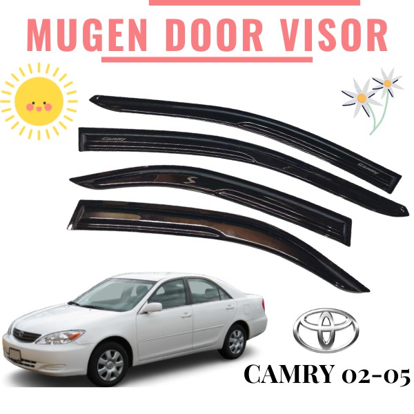 TOYOTA CAMRY 2002, 2003, 2004, 2005 Mugen Air Press Window Door Visor ...