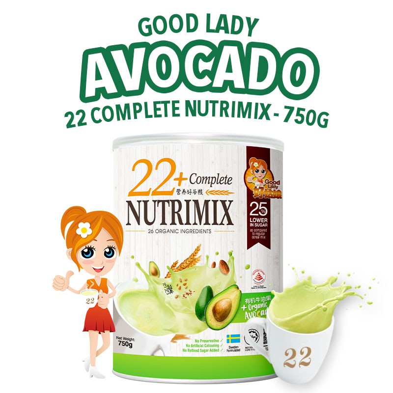 22+ Complete Nutrimix (Organic Avocado) - 750g | Shopee Malaysia