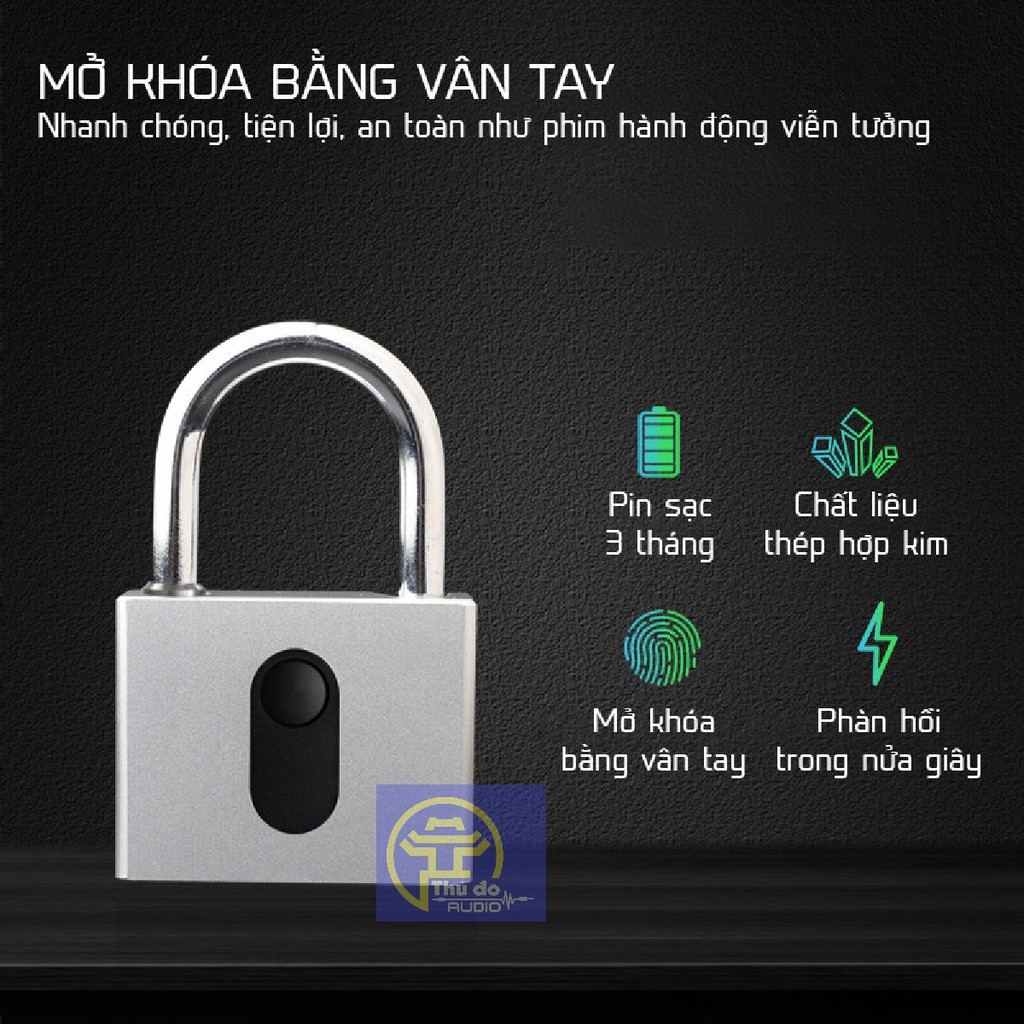 OKLOK GS60F large smart fingerprint lock made of waterproof stainless ...