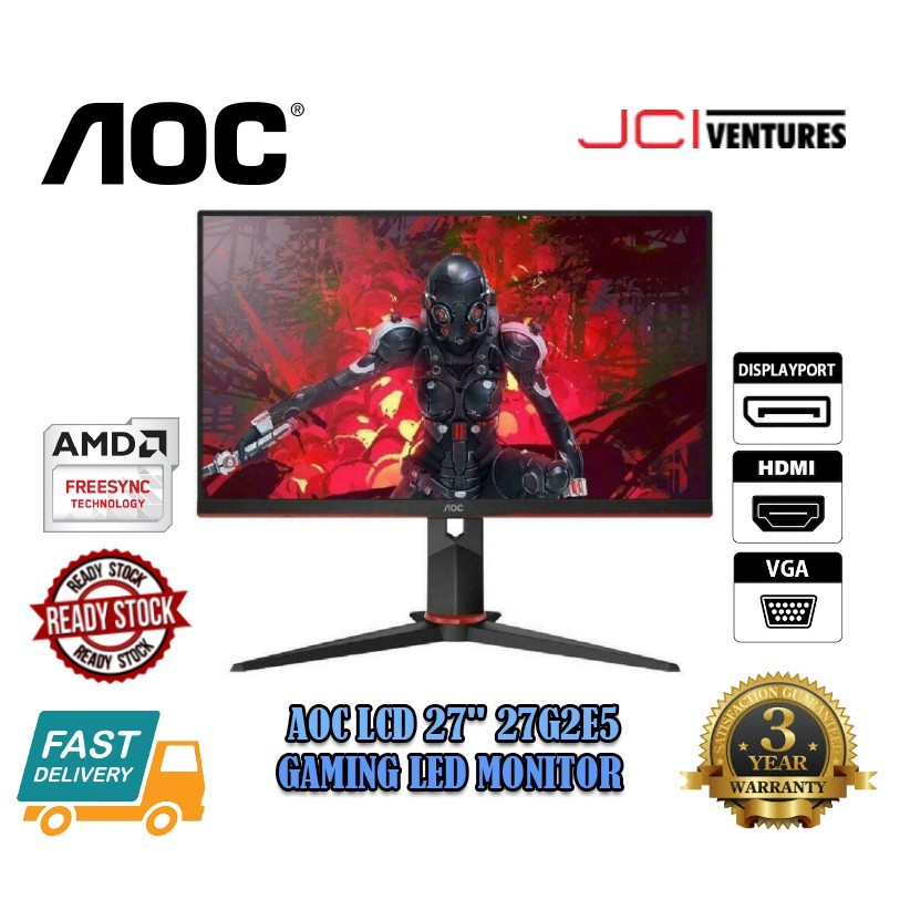 AOC LCD 27G2E5 Gaming LED Monitor 75Hz,Adaptive Sync,1Ms (27 ...