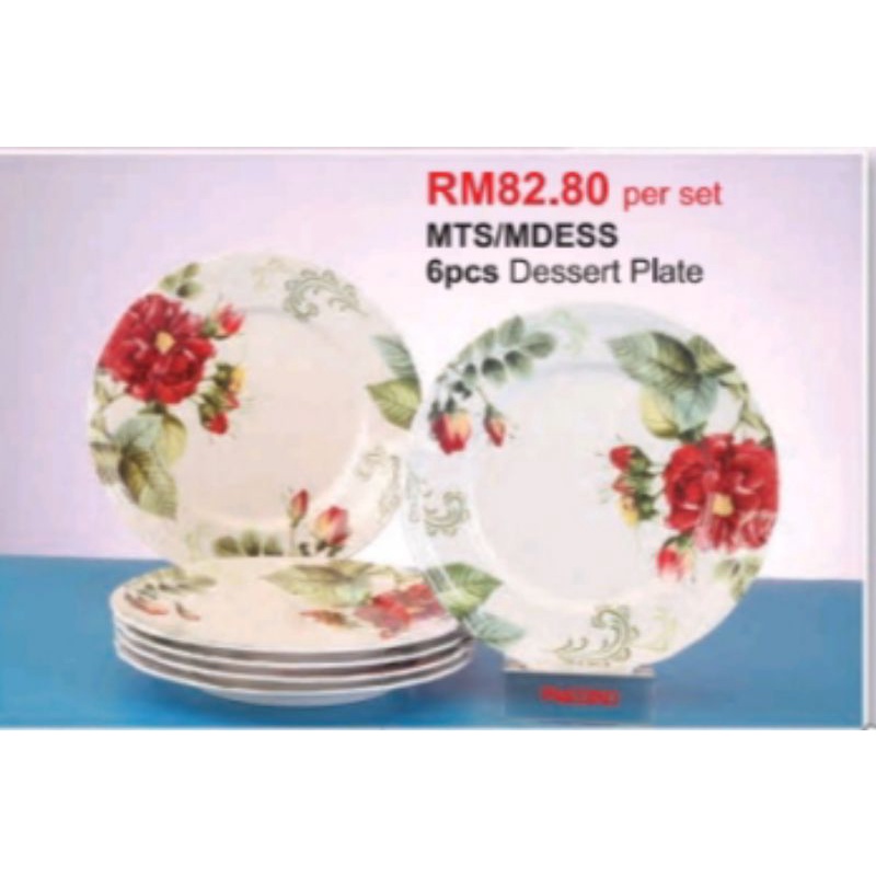 💯MELAMINE💥BUNGA MATISSA SET PINGGAN MANGKUK💥 GIACOMO💥 | Shopee Malaysia