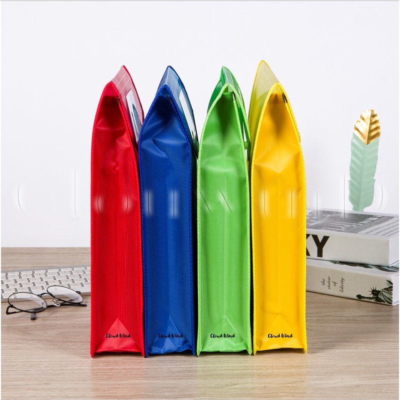 A4 Button File Expandable Folder Office Children File Folders Colorfull ...