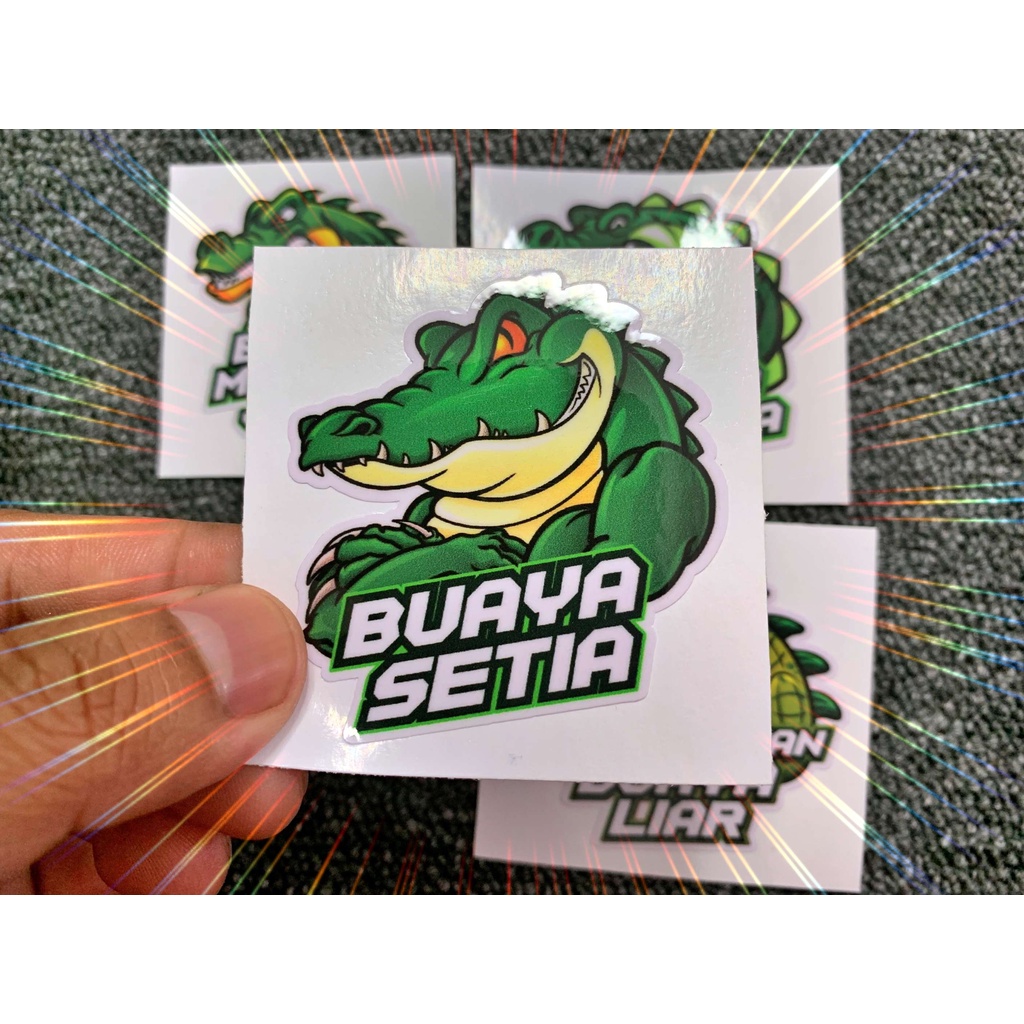 Sticker buaya darat mencari janda Lacoste NEW 2022 | Shopee Malaysia