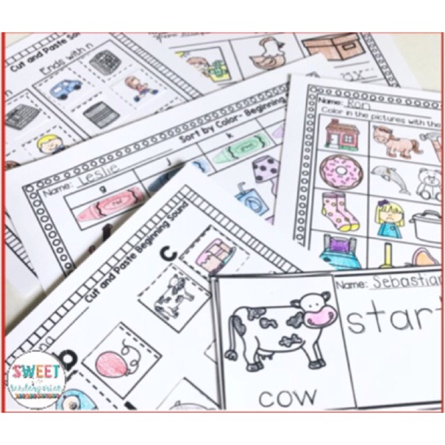 Printable Phonics Interactive Notebook- Beginning and Ending Sounds ...
