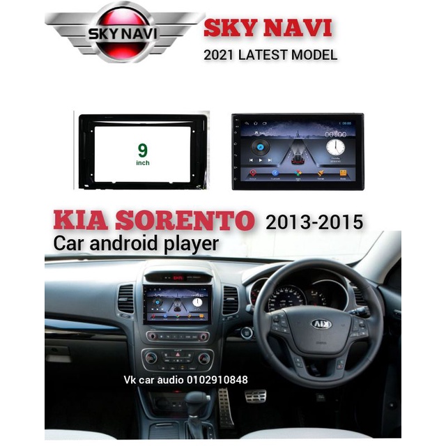 KIA SORENTO 2013 - 2015 SKY NAVI CAR ANDROID PLAYER | Shopee Malaysia