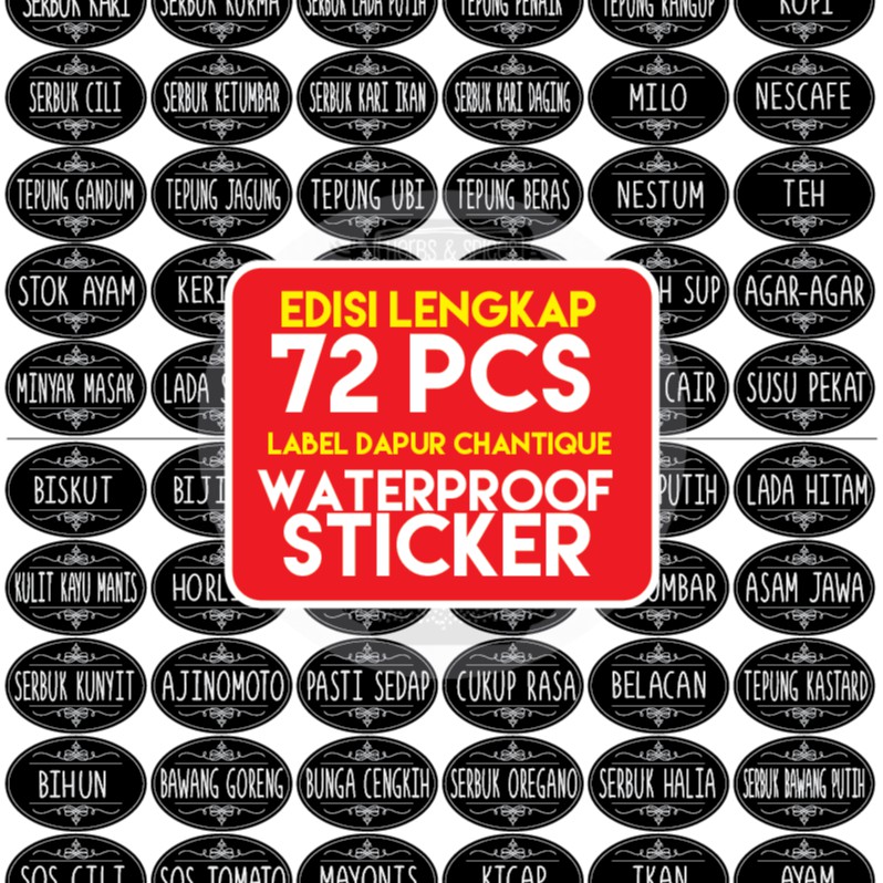 Sticker Dapur | RM10 !!!!!! | 🔥Hot🔥 010 | Shopee Malaysia