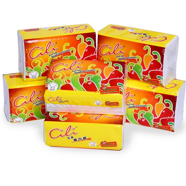 CILI PULL UP NAPKIN TISSUES 6's | Shopee Malaysia