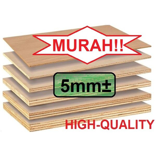 5mm Plywood Papan Kayu Timber Panel Wood Board Sheet DIY 5mm | Shopee ...