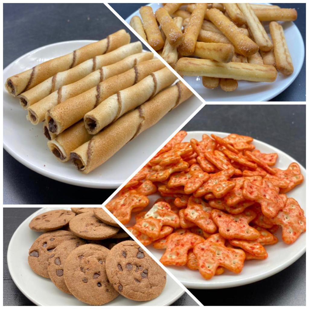 Biskut Timbang- Shoon Fatt 2KG - Chocolate Twist Wafer Roll/Potato ...
