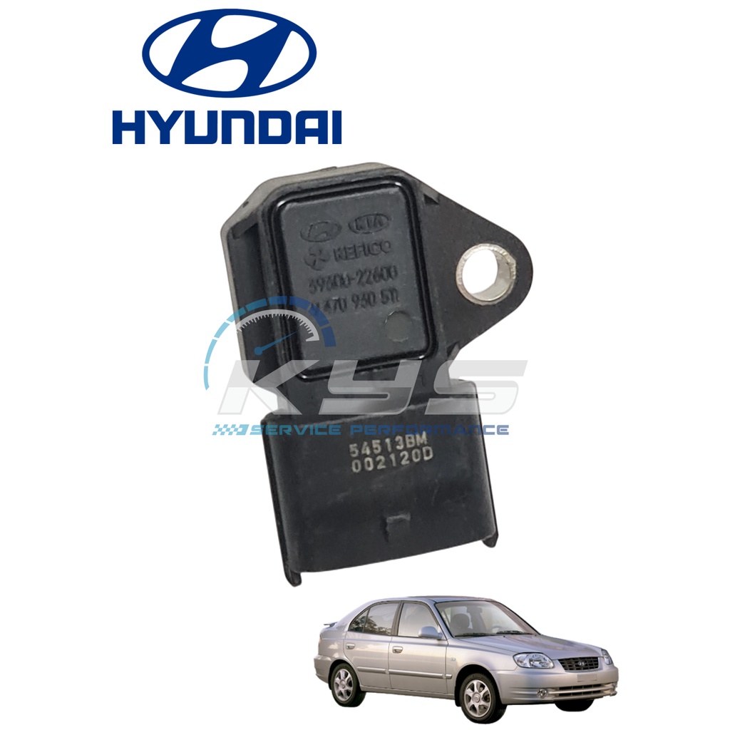MAP SENSOR # HYUNDAI MATRIX 1.6/1.8,ACCENT 1.5 LC,ATOS,GETZ,ELANTRA ...