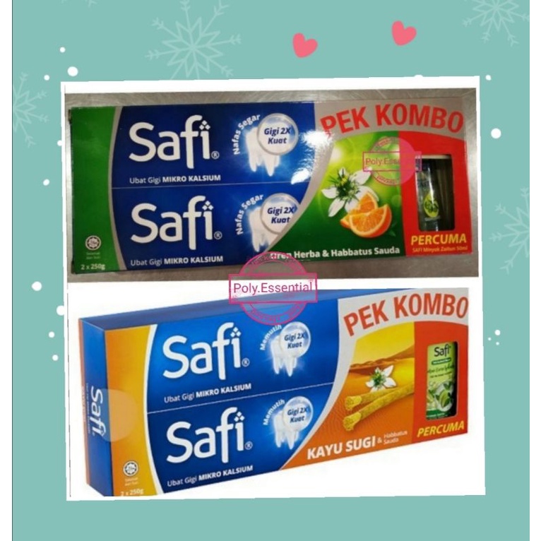 {WM Free Shipping} Safi Ubat Gigi Kayu Sugi / Oren Herbal (250g X 2 ...