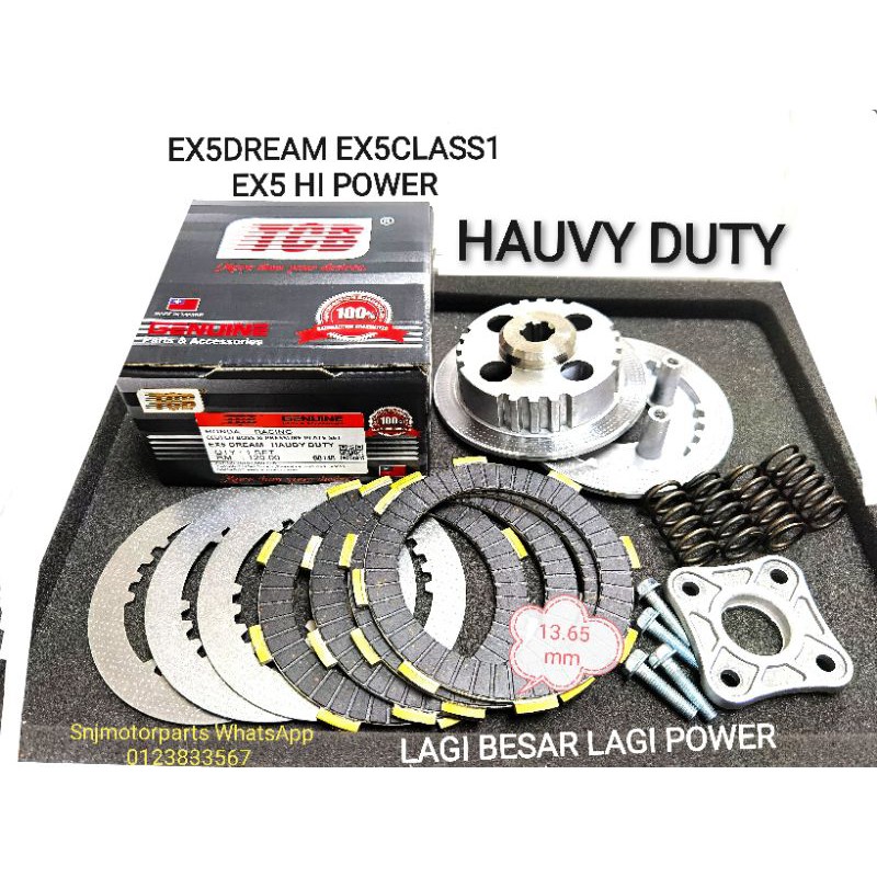 FULL SET EX5DREAM EX5 HI POWER KRISS100 CT100 EVOZ CLUTCH BOSS & PRESSURE SET( HAUVY DUTY) HYPER ...