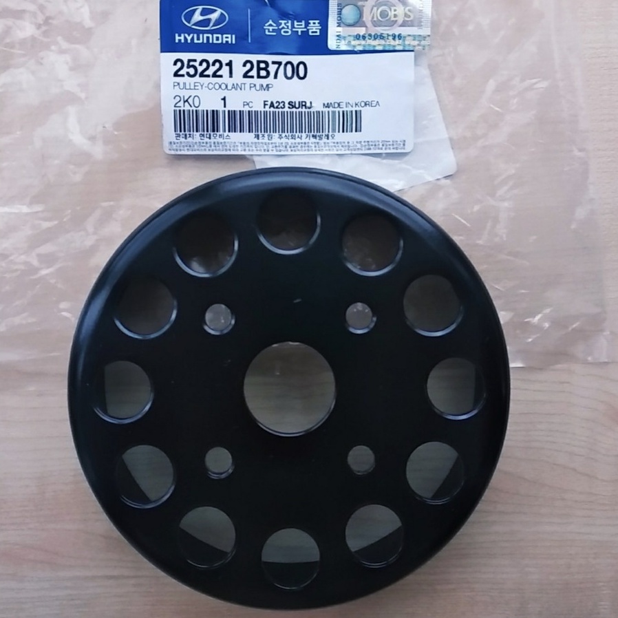 WATER PUMP PULLEY / COOLANT PUMP PULLEY (ORIGINAL) KIA FORTE 1.6 ...