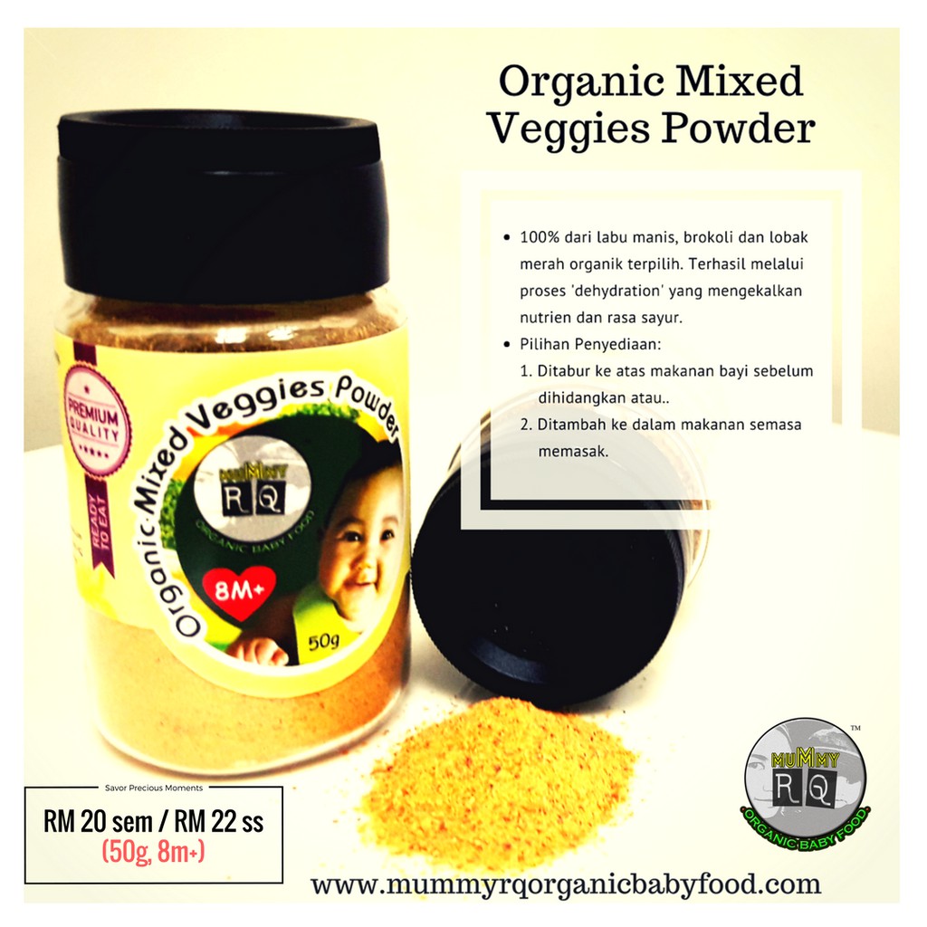 MUMMY RQ NATURAL MIXED VEGGIES POWDER (8M+) | Shopee Malaysia