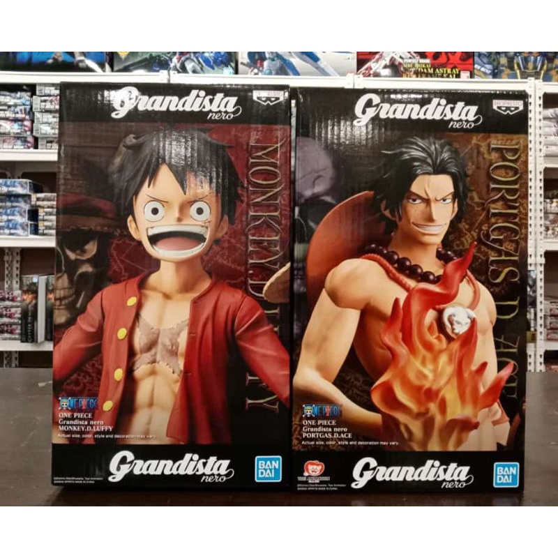 Original Banpresto. One Piece. Grandista Nero. Monkey D. Luffy & Portgas D. Ace | Shopee Malaysia