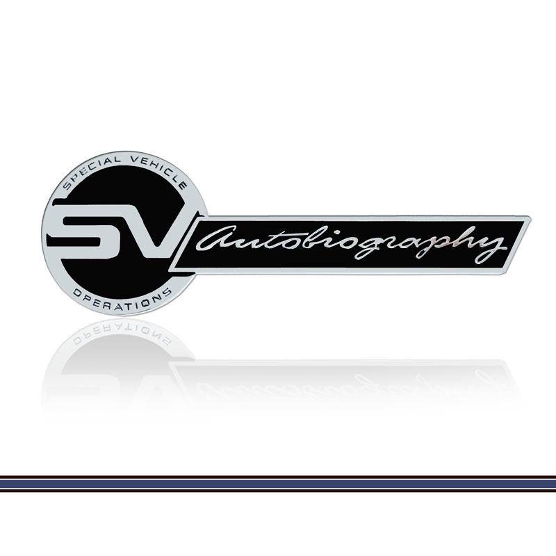 3D Metal SV Autobiography Emblem Fender Side Body Tail Trunk Fender ...