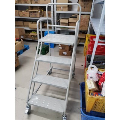 SUMO 5 Feet Castor Braked 2 in 1 Platform Ladder Trolley Steel ...