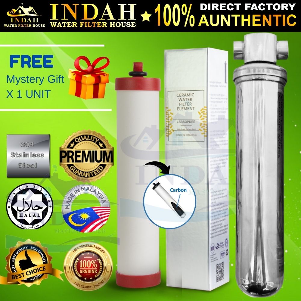 INDAH 304 Stainless Steel Undersink Water Purifier w. Remington JAKIM ...