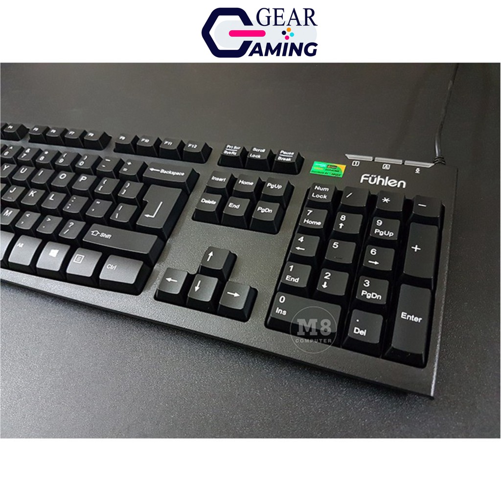 Fuhlen L411 USB keyboard - Black - Genuine Ninza stamp - [Genuine ...