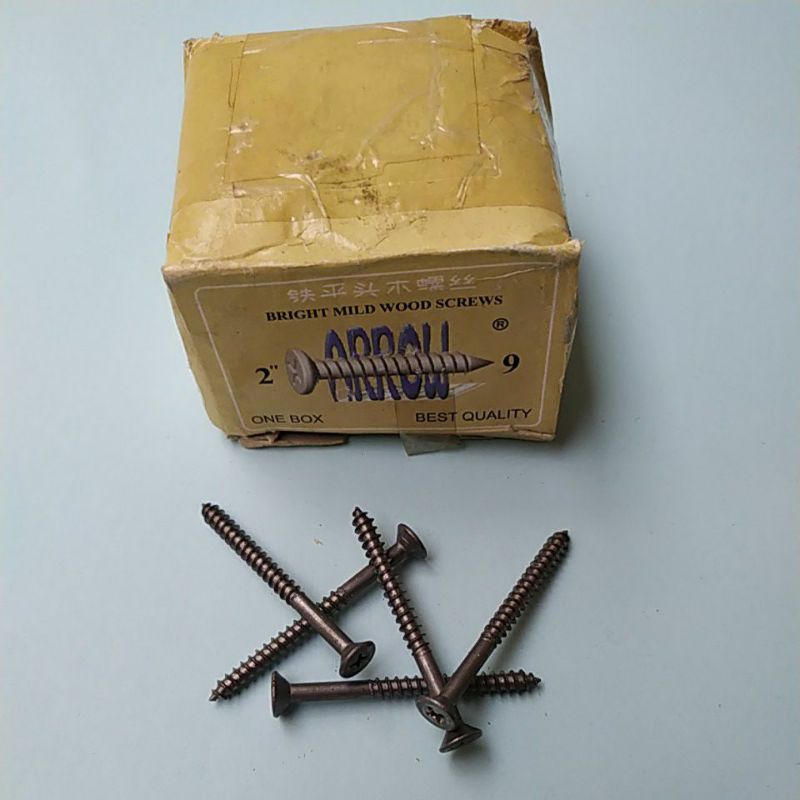 KAYU Arrow wood screws plus (+) 2 inch Arrow 2in x 9. price per box ...