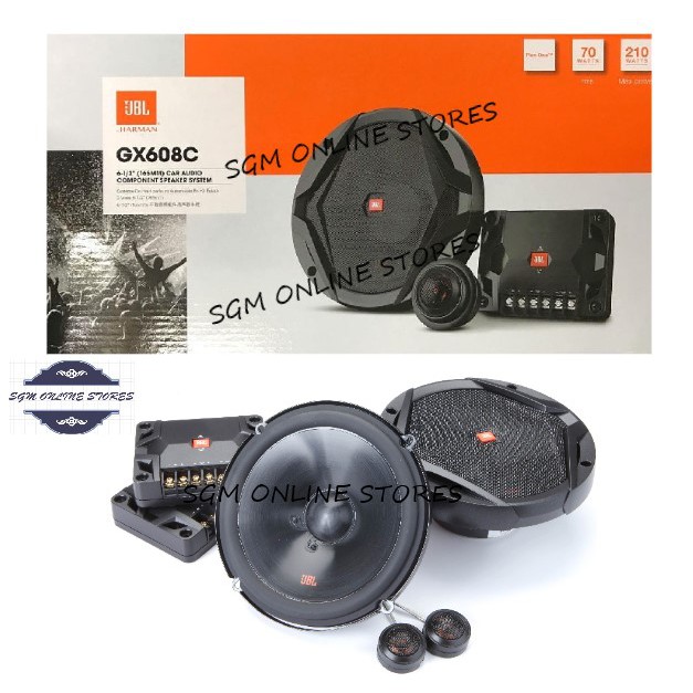 JBL GX608C - 210 Watts 6.5inch Car Audio Component Speaker System | Shopee Malaysia
