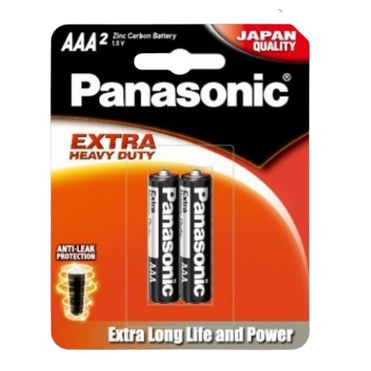 PANASONIC 2pcs "AAA" Extra Heavy Duty Battery | Shopee Malaysia