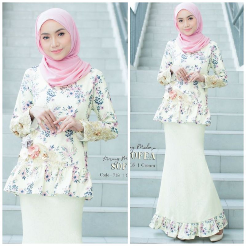 Baju Kurung Sofea 718# Sofea Kurung Modern! Baju raya! Baju kurung 3D ...