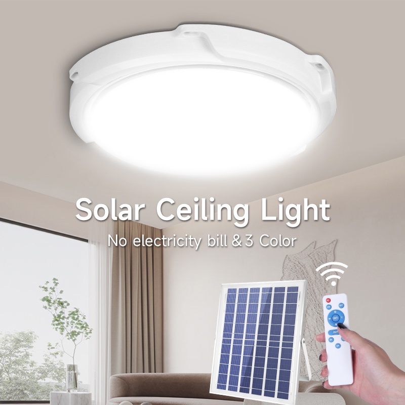 Dimmable Solar Ceiling Light Indoor 60W 100W 200W 300W 500W Lampu Solar ...