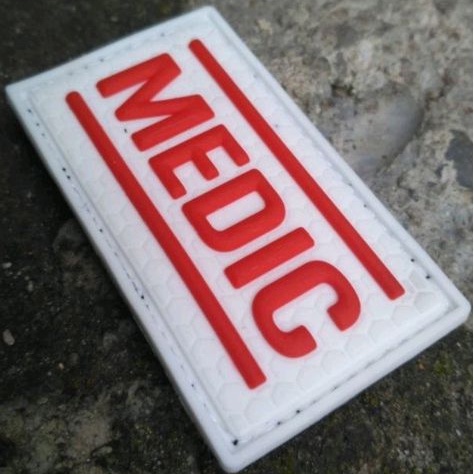 Medic Rubber Patch Medic Velcro Tactical Emblem | Shopee Malaysia