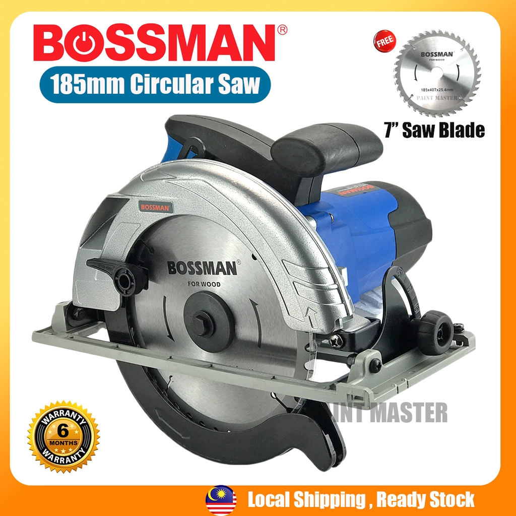 BOSSMAN 7" Circular Saw BMC-7185 Quality Power Tool | Shopee Malaysia