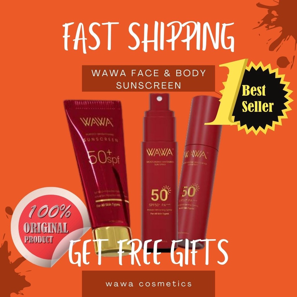 [NEW PACKAGING‼️FAST SHIPPING] WAWA FACE AND BODY SUNSCREEN | Shopee ...
