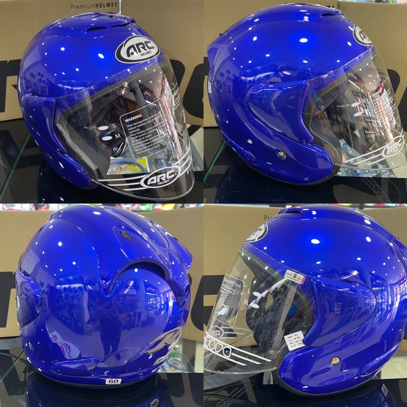 ARC RITZ HELMET DEEP BLUE 100% ORIGINAL ARC (L SIZE) | Shopee Malaysia