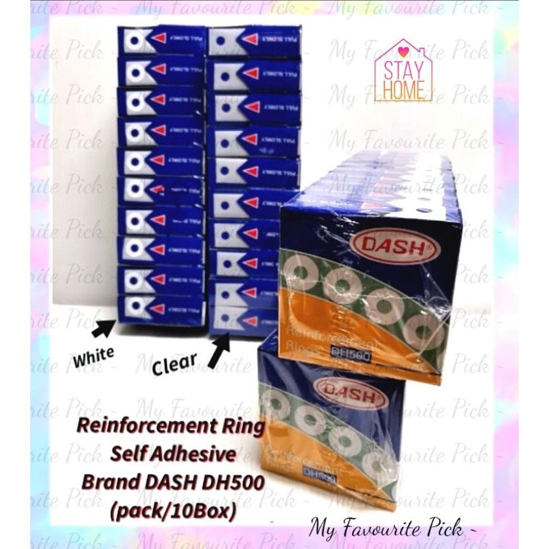 Reinforcement Ring Self Adhesive Brand DASH DH500 (pack/10Box) | Shopee ...