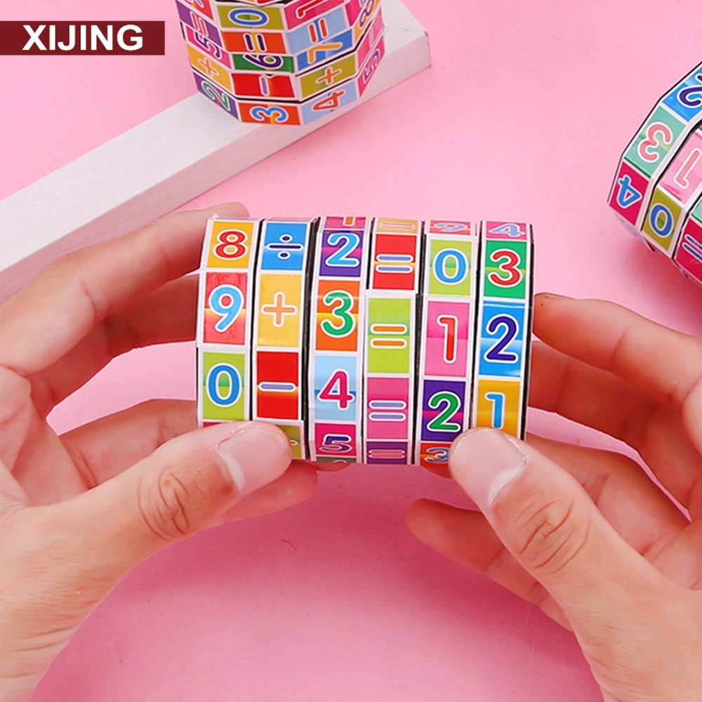 XJ-Children's Puzzle Toy Arithmetic Rubik's Cube Addition Subtraction ...