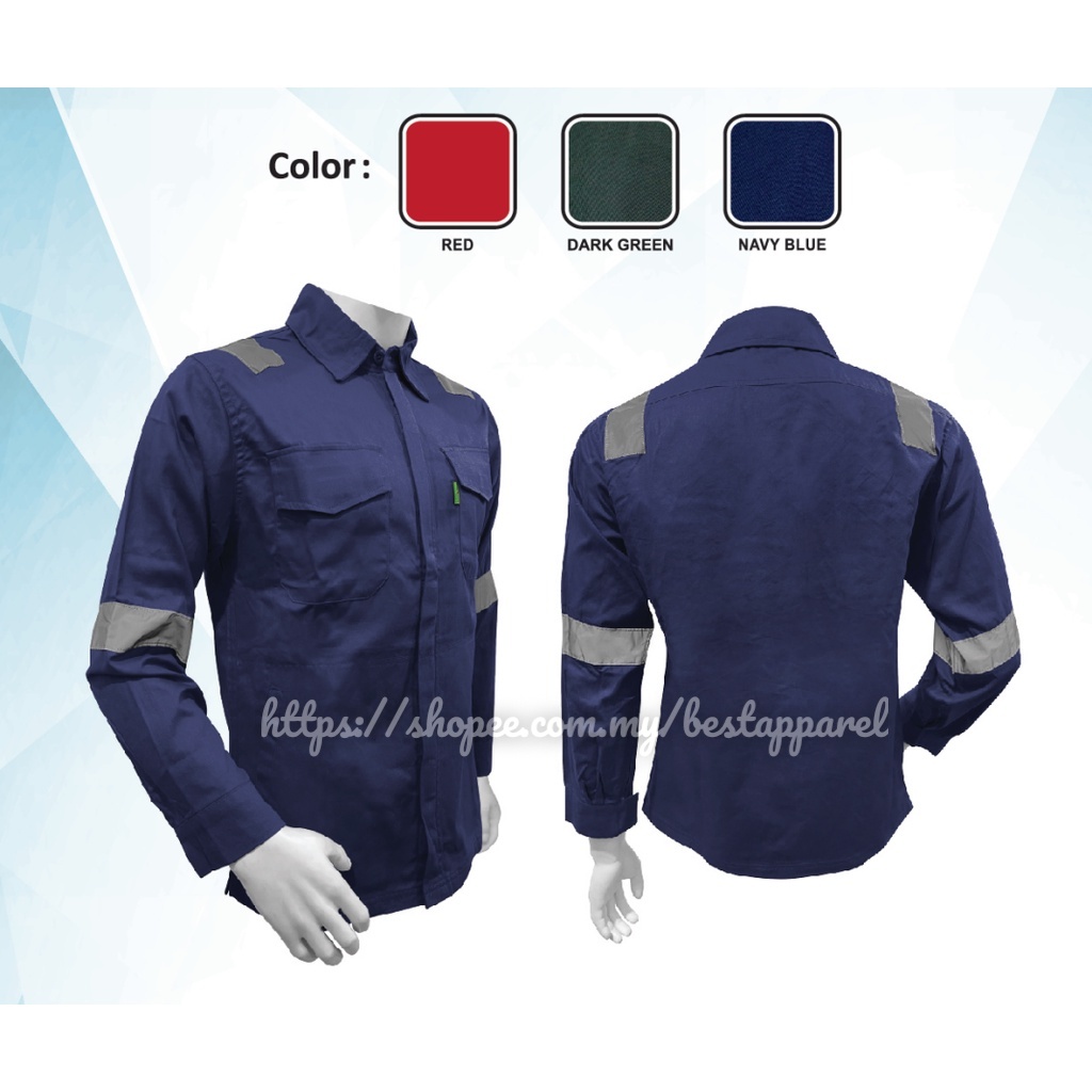 CLEARANCE Lightweight PPE Safety Jacket Workwear | Baju Kerja Jaket ...