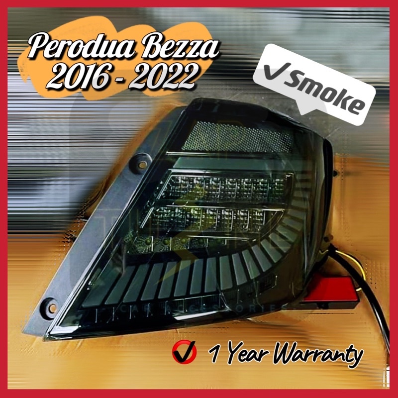 (Ready Stock) PERODUA BEZZA 2016-2022 DRAGON LED TAILLAMP TAILLIGHTS ...
