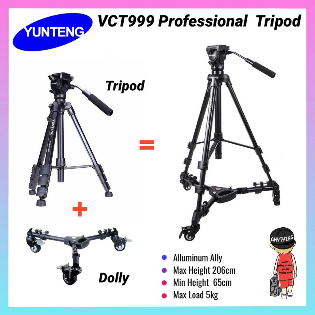 ORIGINAL YUNTENG VCT-999 Professional Video Tripod YUNTENG 900 Tripod ...