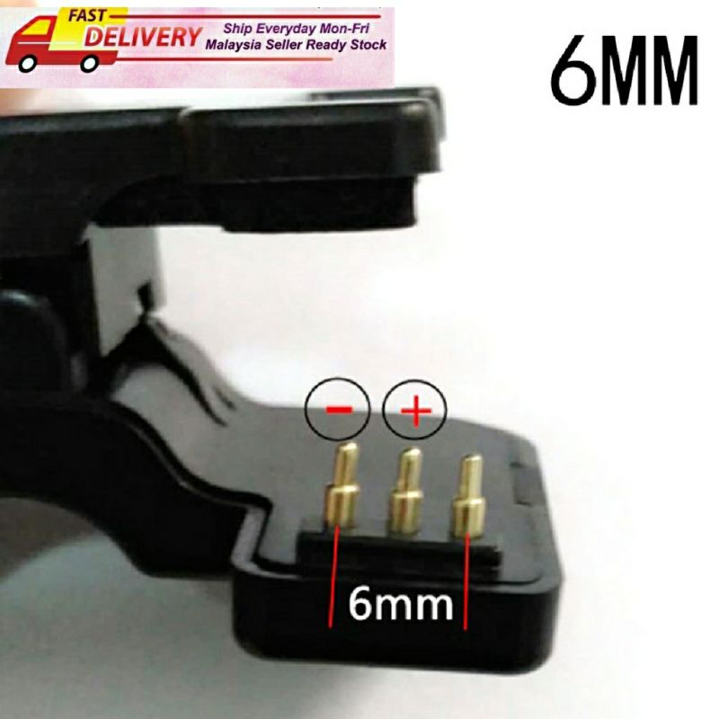 Smart Watch Charger 3 Pin Smartwatch Charger 3 Pin Universal | Shopee ...