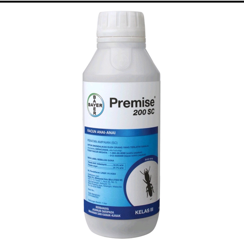 Bayer Premise® 200 SC Termite Control 1 Liter / Imidacloprid 18.3% w/w ...
