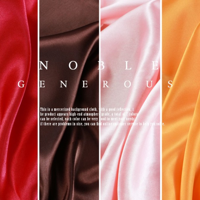 (Soft, Shiny) Thick, Soft Silk Fabric With Many Colors Luxurious ...