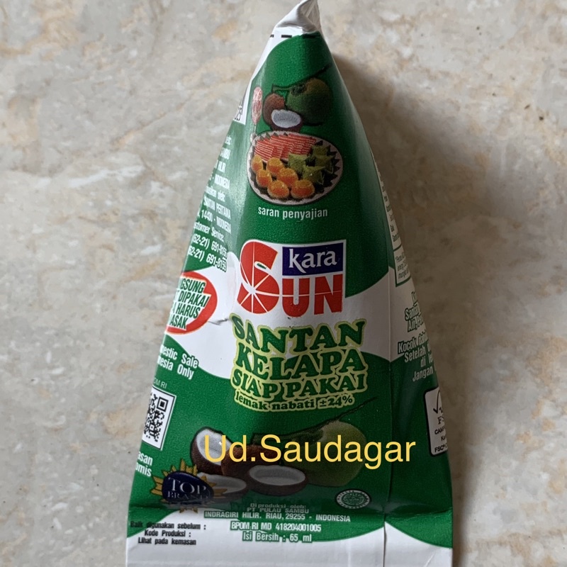 Sun Kara COCONUT MILK ready to use 65ml | Shopee Malaysia