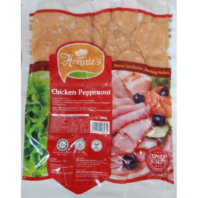 Chicken PEPPERONI HENNIE'S《500G》👌👍 | Shopee Malaysia