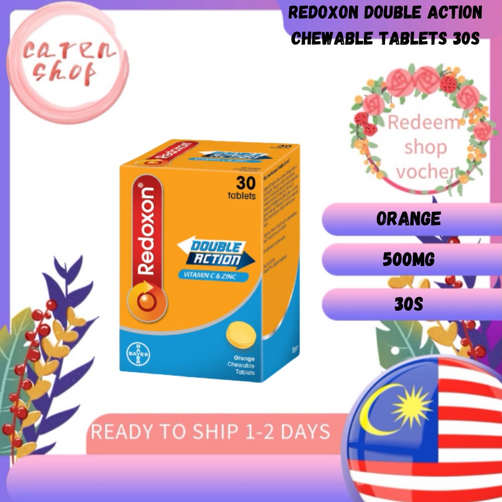 Redoxon Double Action Chewable Tablets 30s (G) | Shopee Malaysia