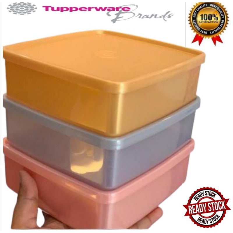 🔥HOT DEALS🔥[ORI 💯] Tupperware Glitteria Large Square Away 620ml/mini ...