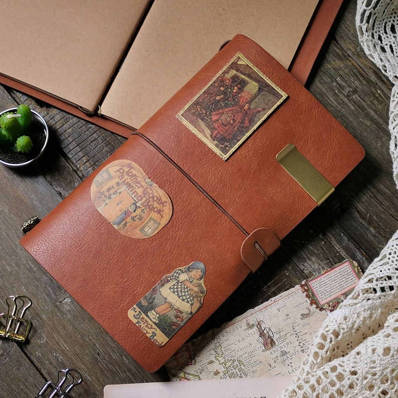 Vintage Notebook A6 Travel Notebook Retro Diary Pocket Notebook Loose ...